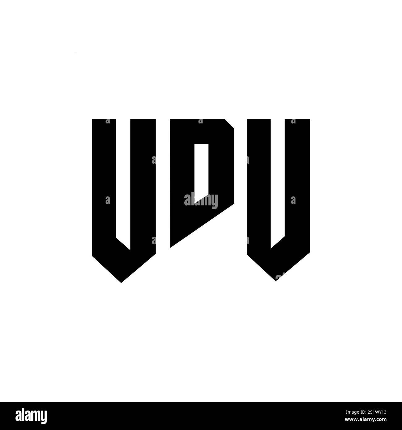UDU letter logo design for technology company. UDU logo design black ...
