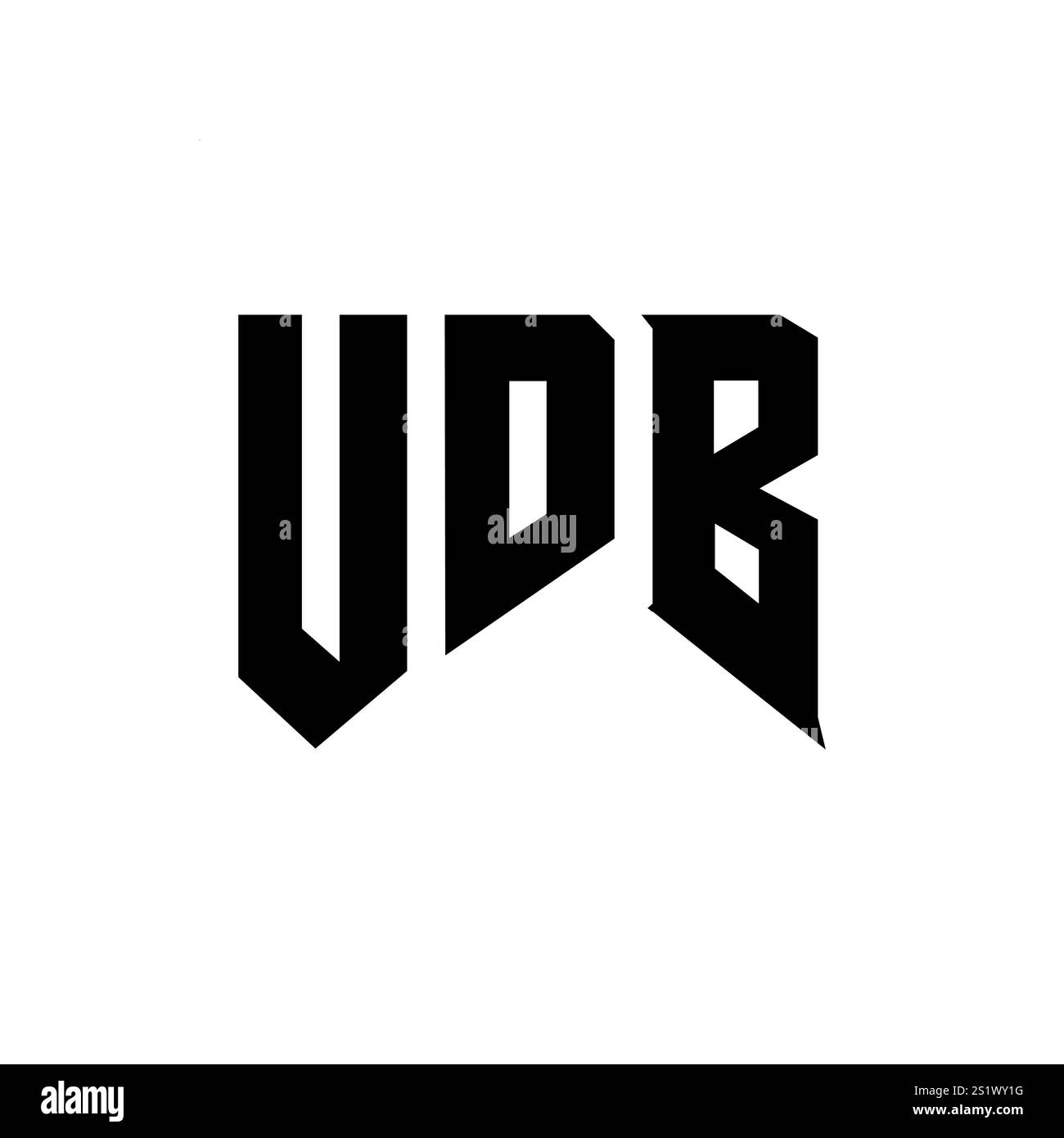 Udb logo design Stock Vector Images - Alamy