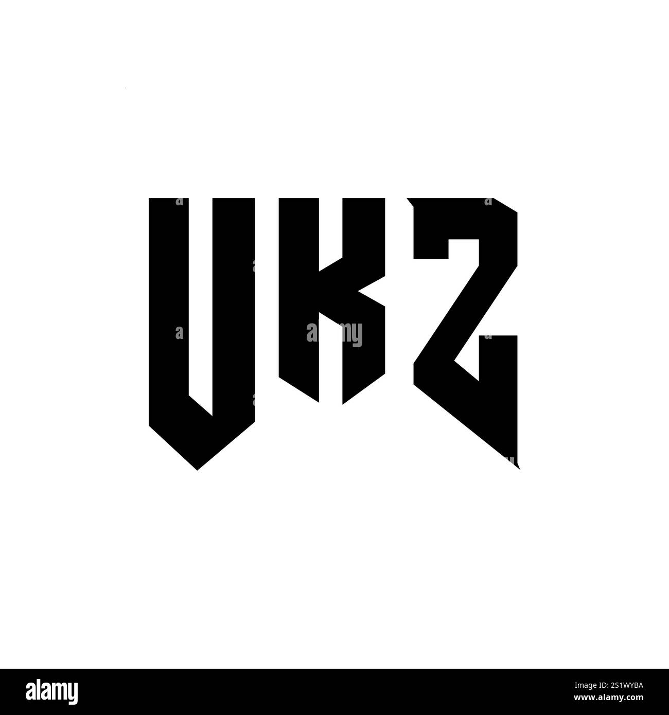 Ukz logo design Stock Vector Images - Alamy