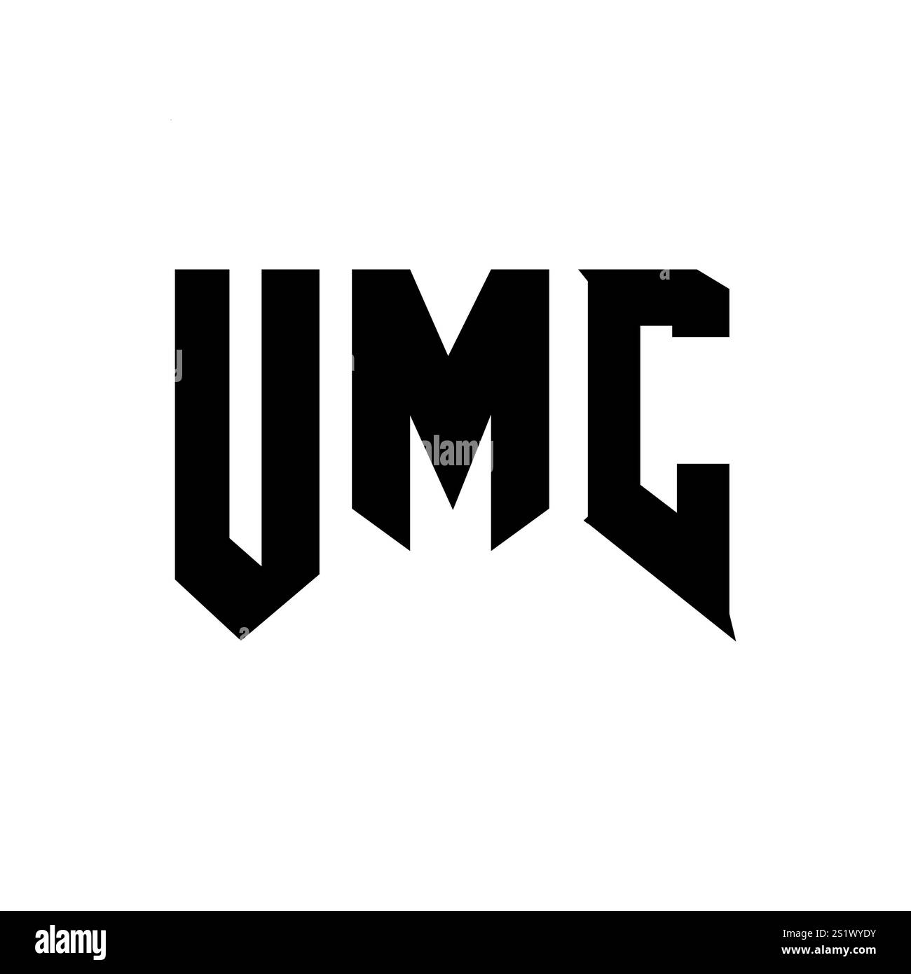 UMC letter logo design for technology company. UMC logo design black ...