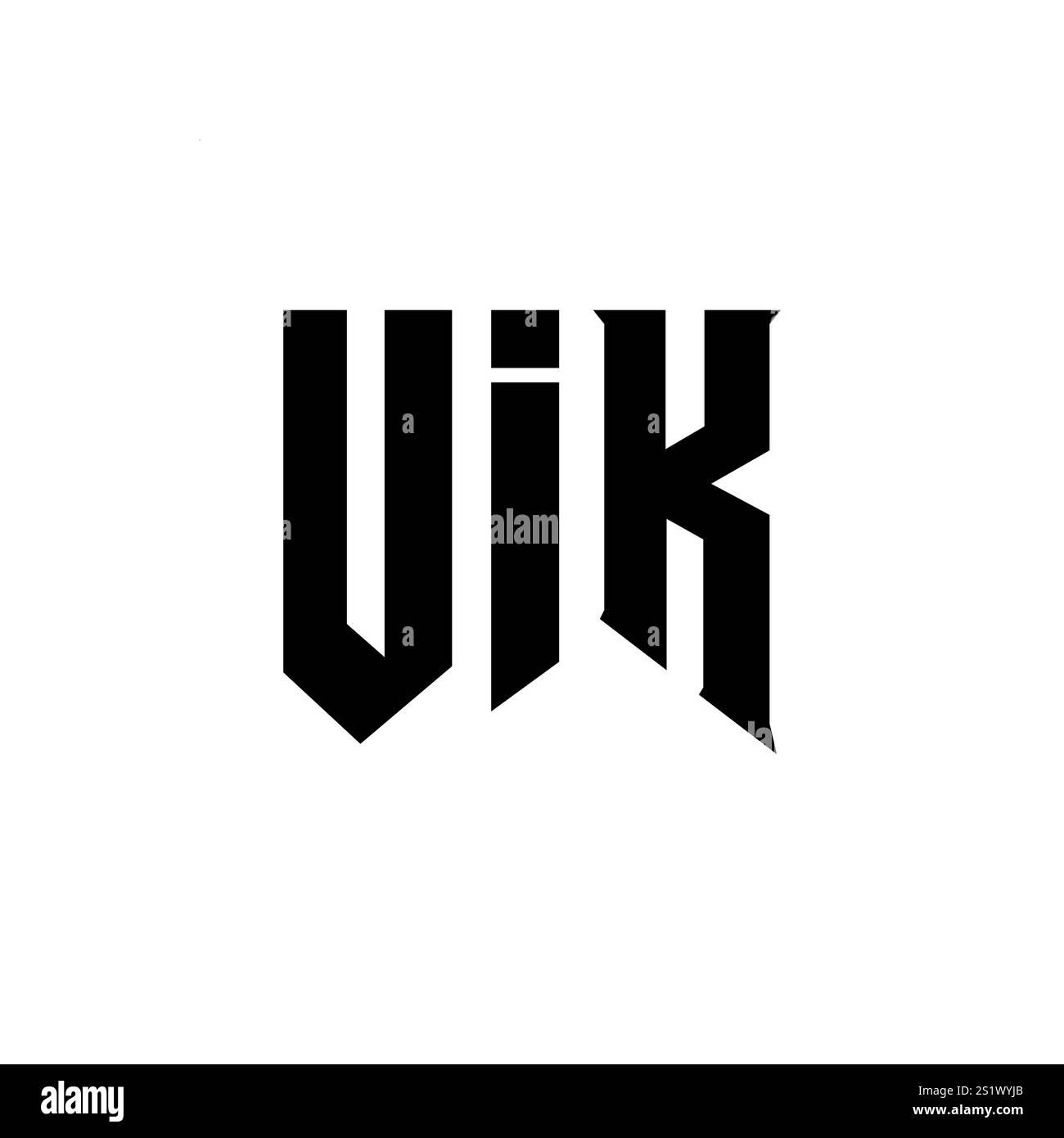 Uik logo design Stock Vector Images - Alamy