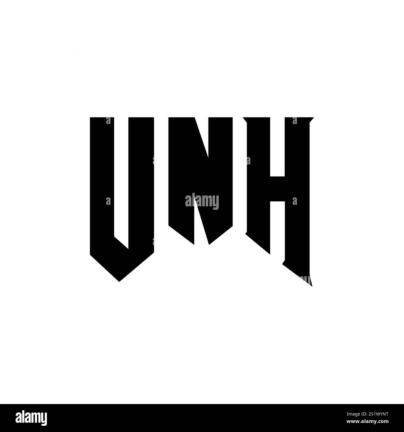 Unh technology company logo Stock Vector Images - Alamy