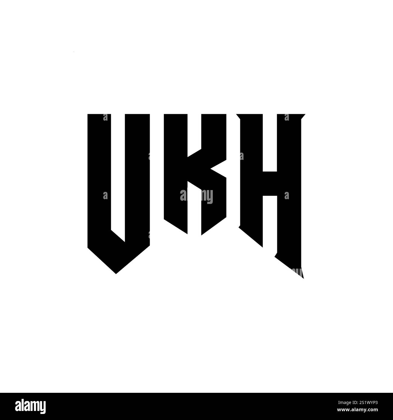 Ukh logo design hi-res stock photography and images - Alamy