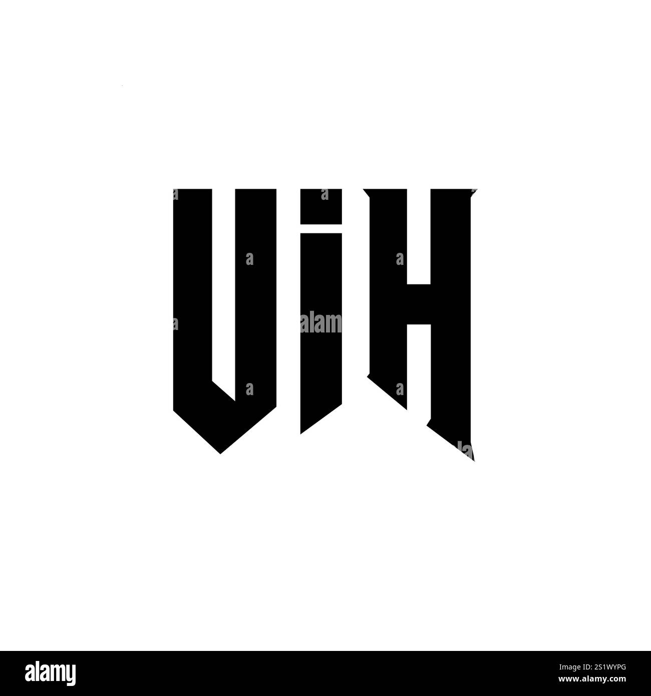 Uih logo design hi-res stock photography and images - Alamy