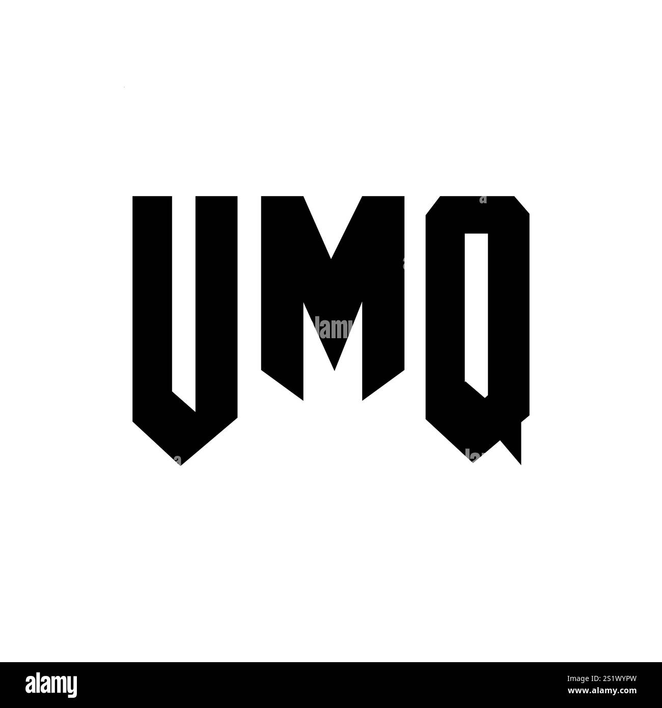 UMQ letter logo design for technology company. UMQ logo design black ...