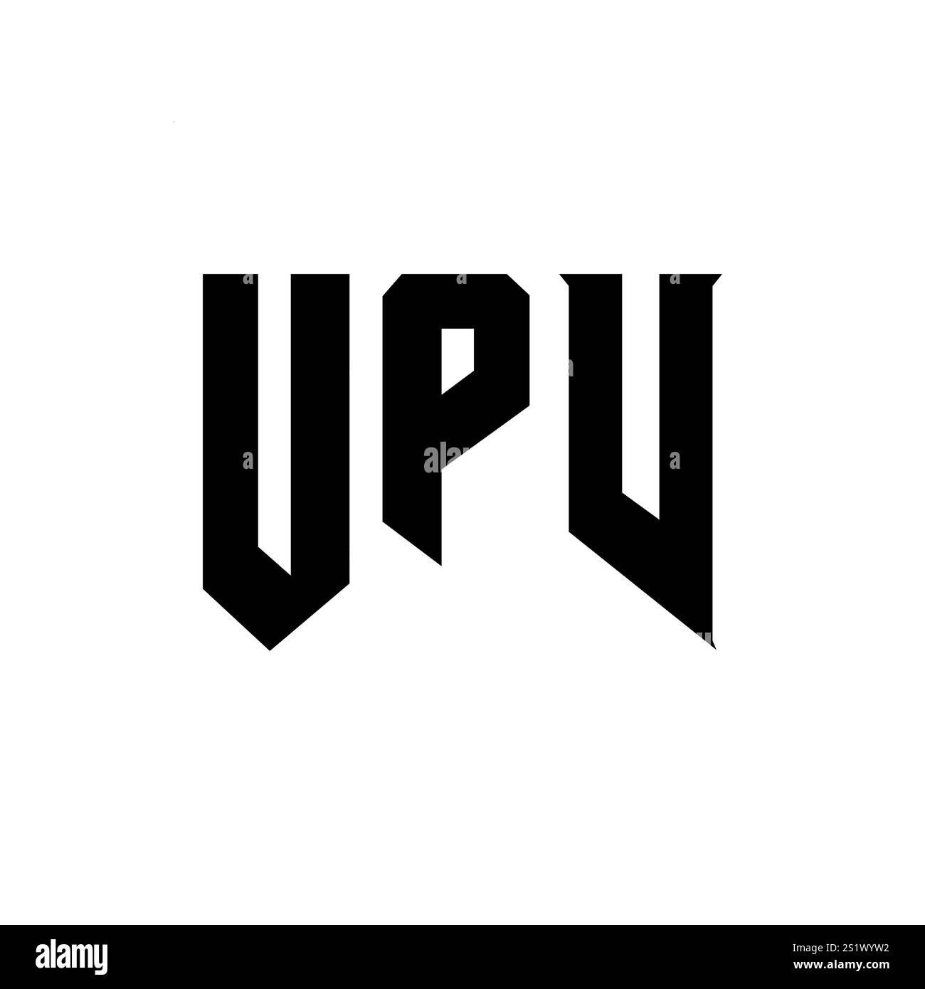 Upv logo design hi-res stock photography and images - Alamy