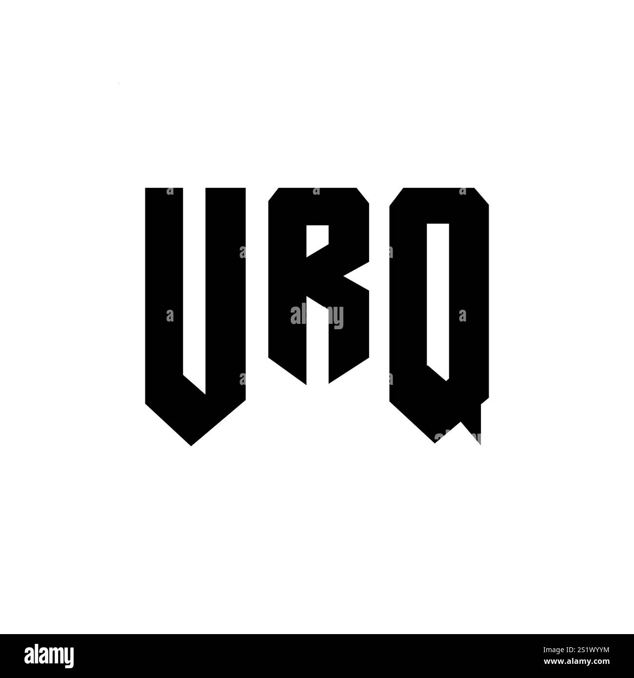 Urq logo design hi-res stock photography and images - Alamy