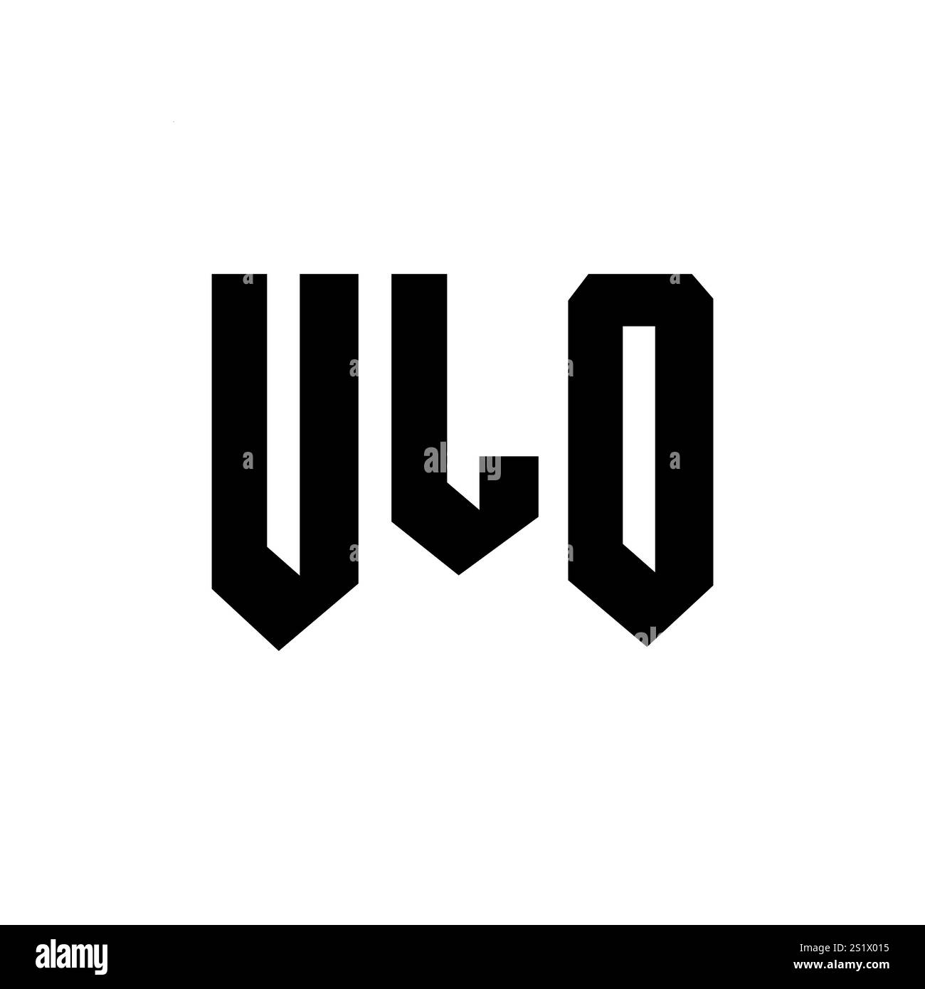 ULO letter logo design for technology company. ULO logo design black ...