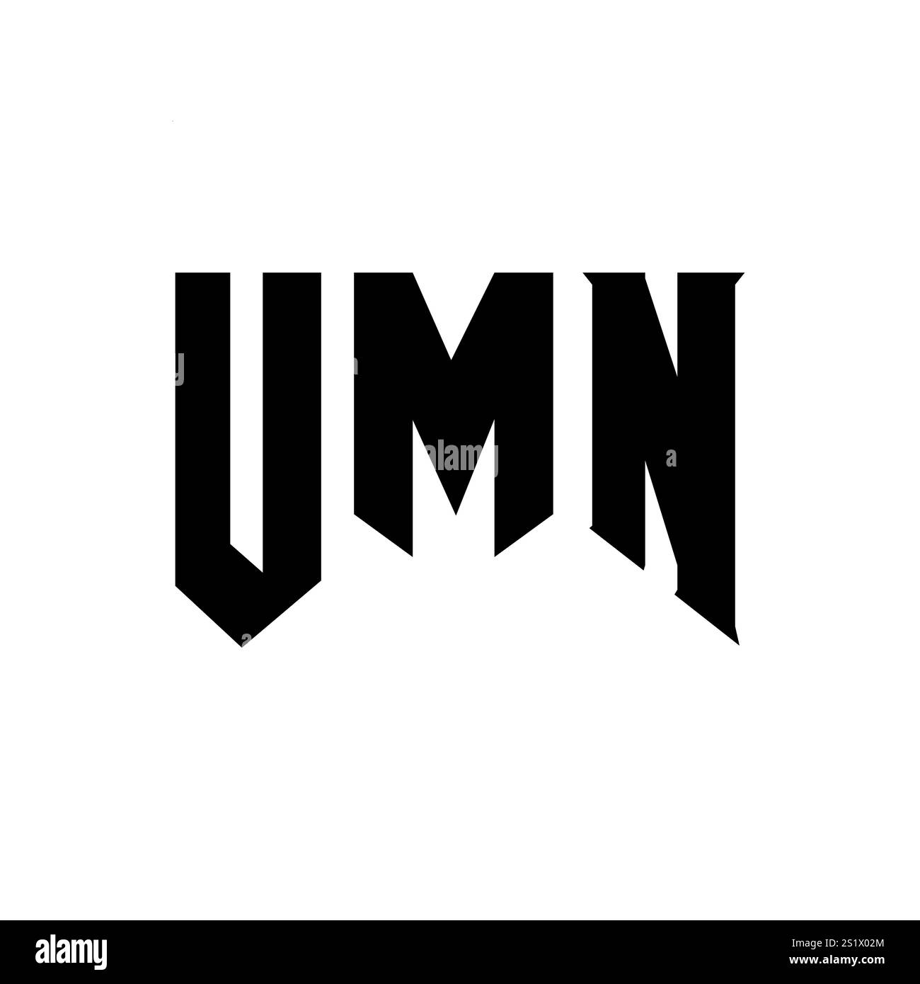 Umn logo design Stock Vector Images - Alamy