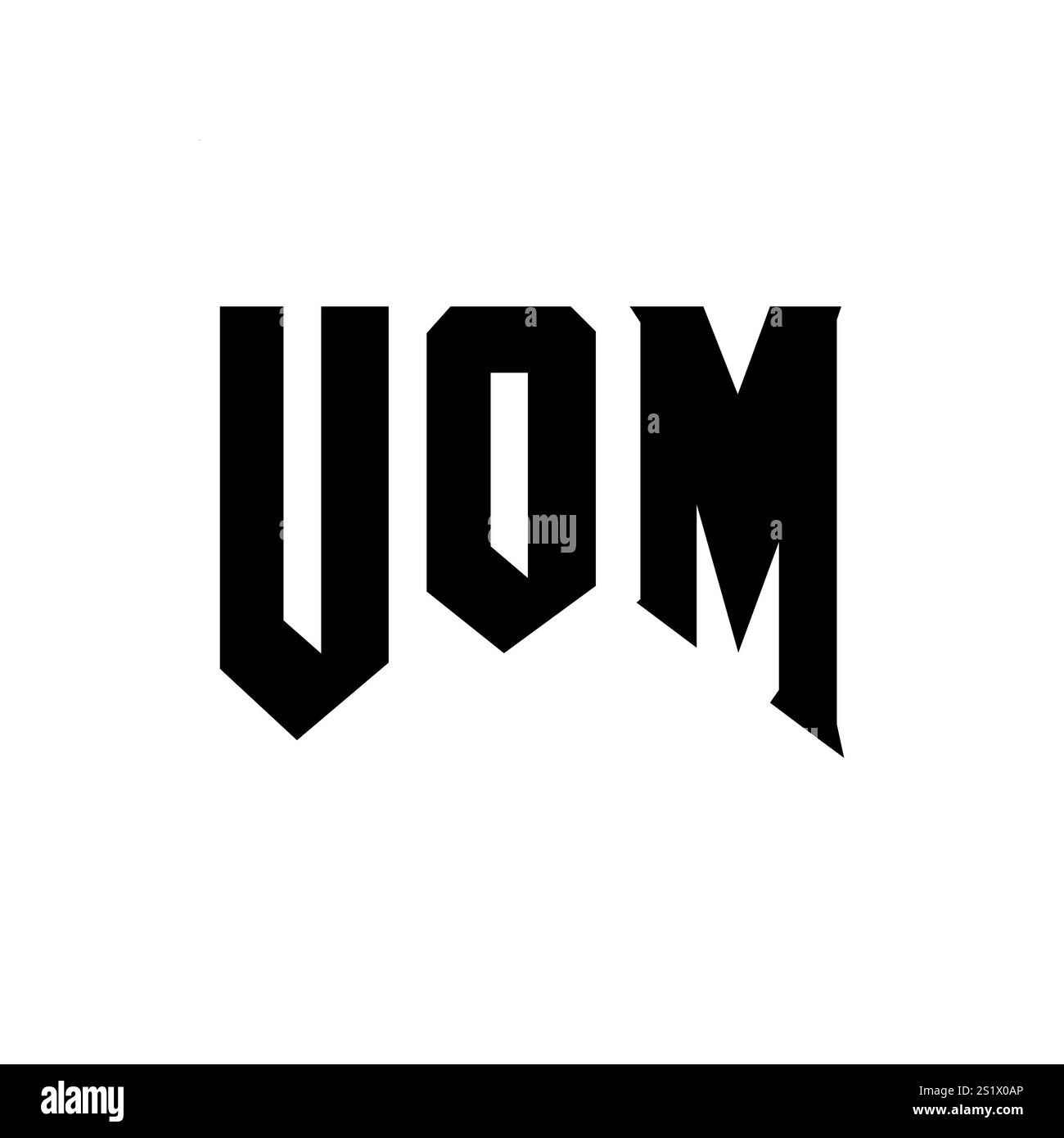 UOM letter logo design for technology company. UOM logo design black ...