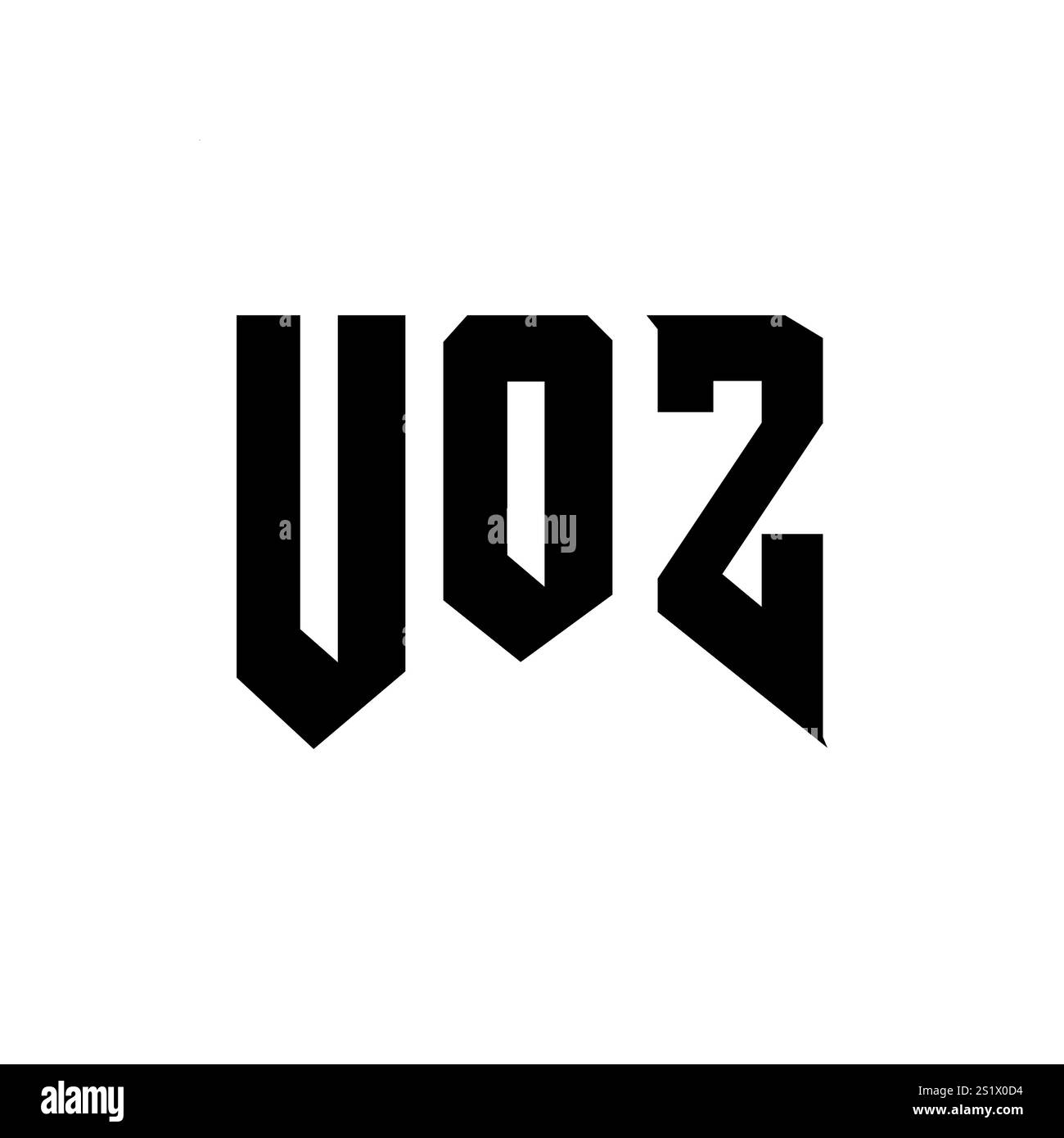 Uoz logo design hi-res stock photography and images - Alamy