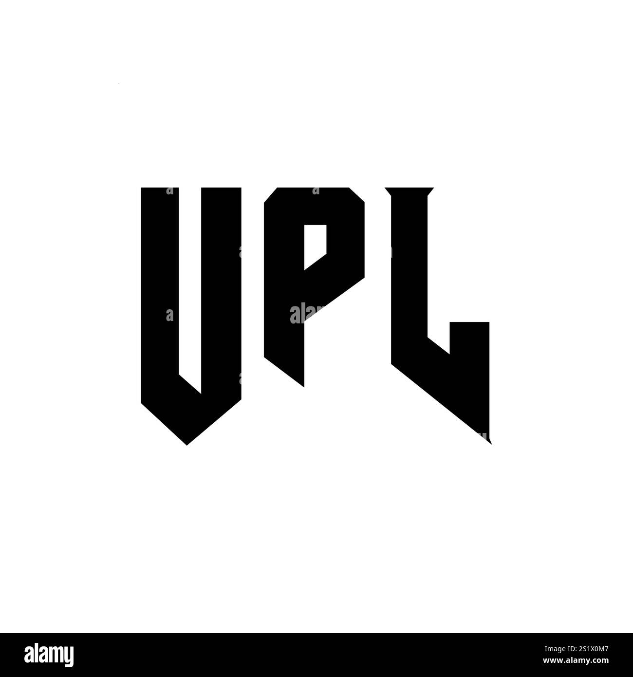 UPL letter logo design for technology company. UPL logo design black ...