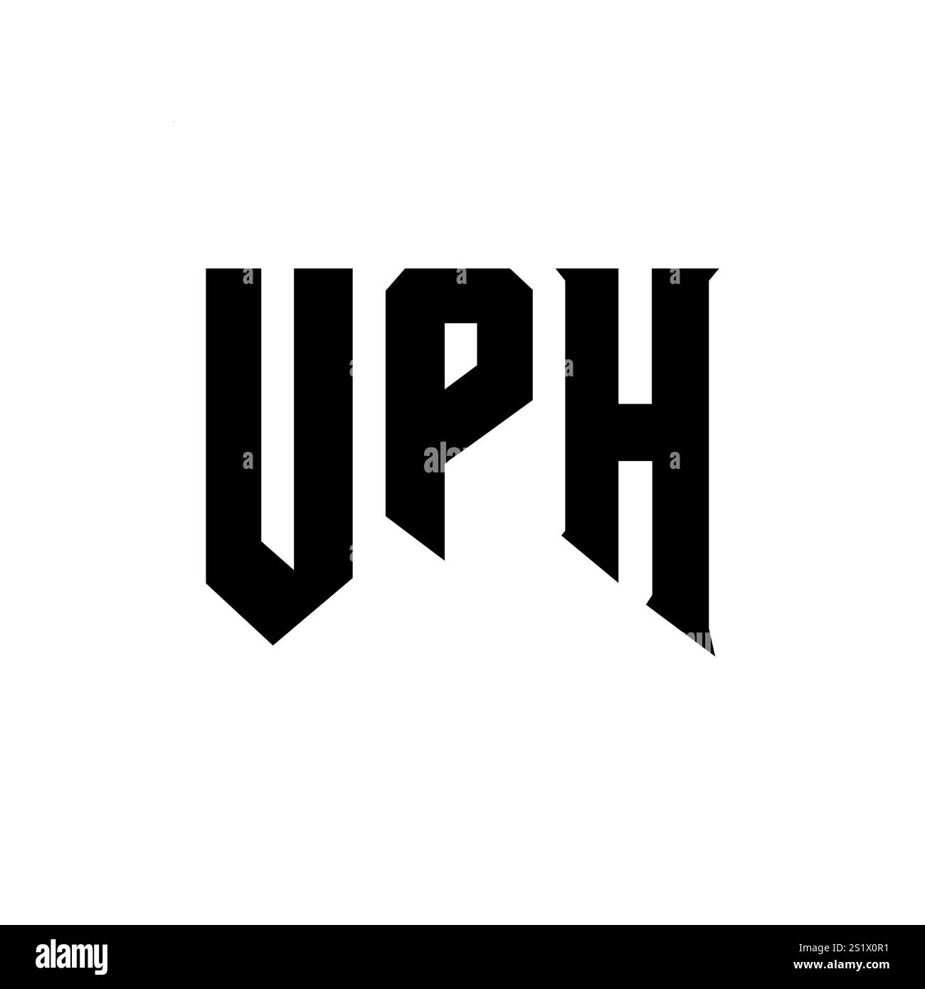 Uph logo design hi-res stock photography and images - Alamy