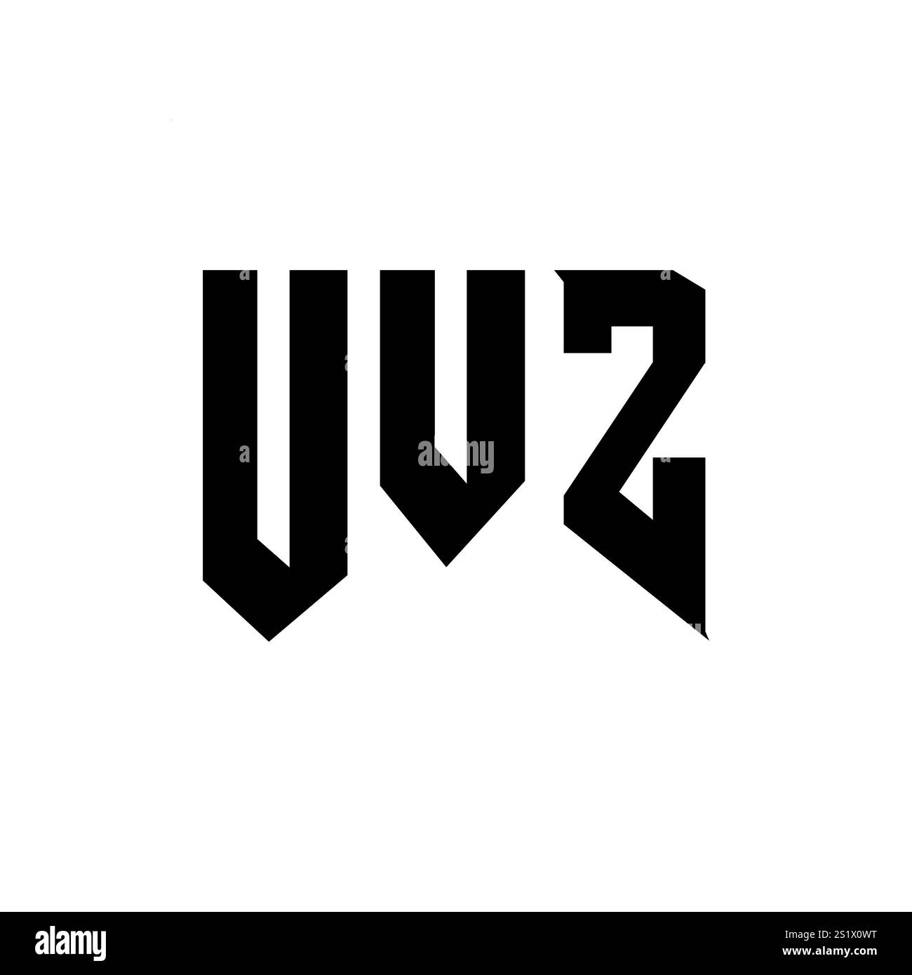 Uvz logo design hi-res stock photography and images - Alamy