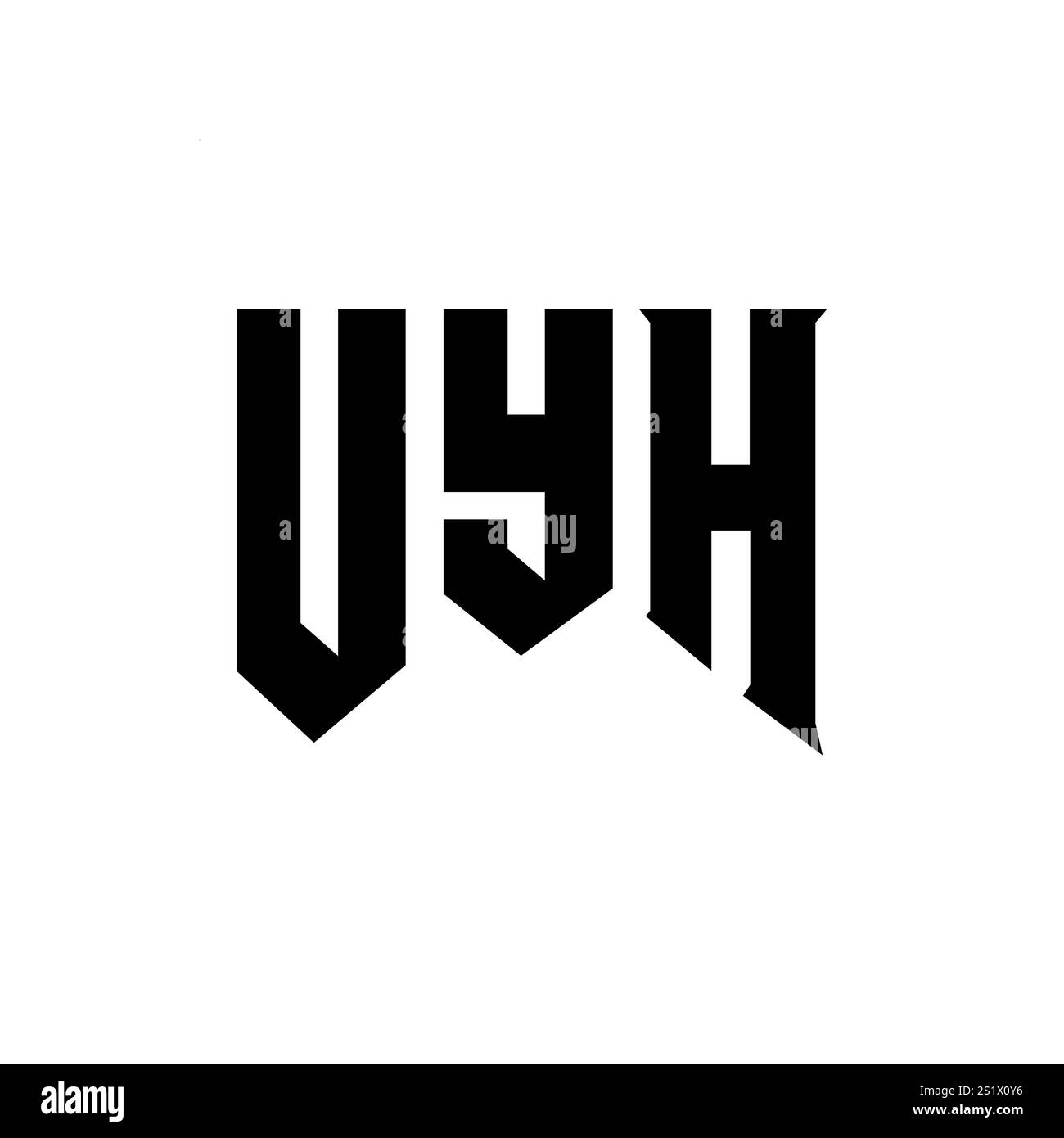 Uyh logo design hi-res stock photography and images - Alamy