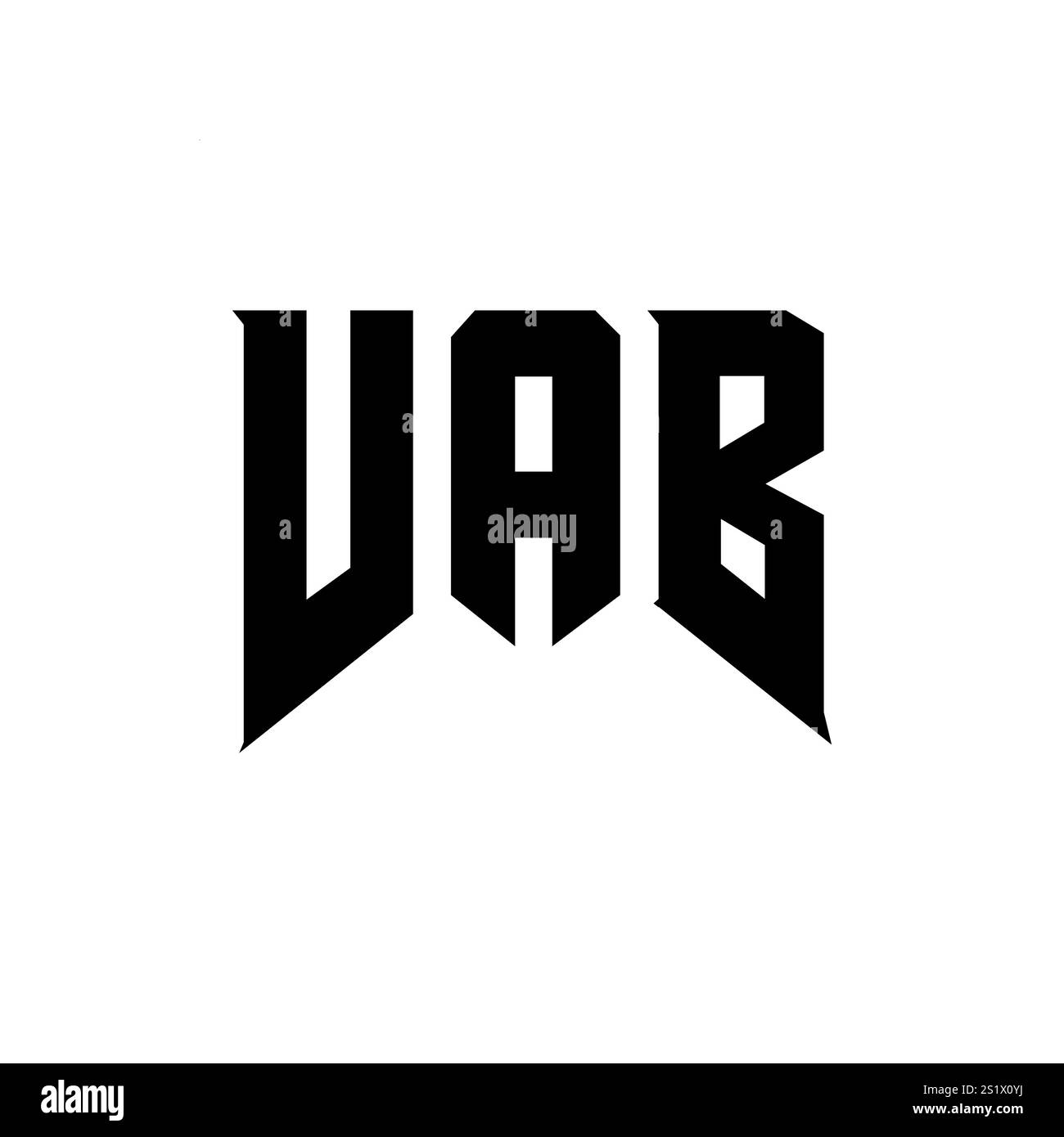 VAB letter logo design for technology company. VAB logo design black ...