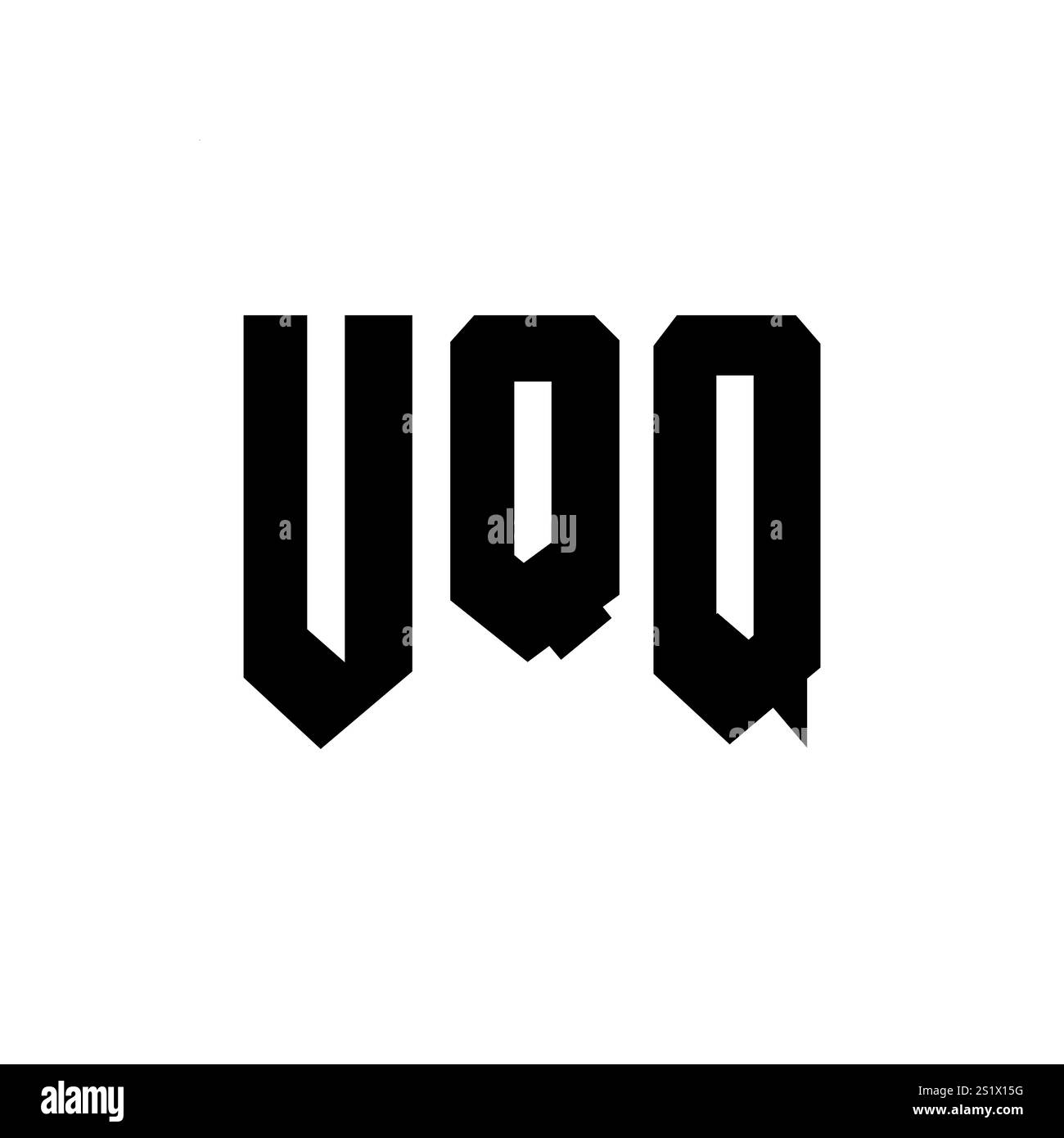 Uqq logo design Stock Vector Images - Alamy