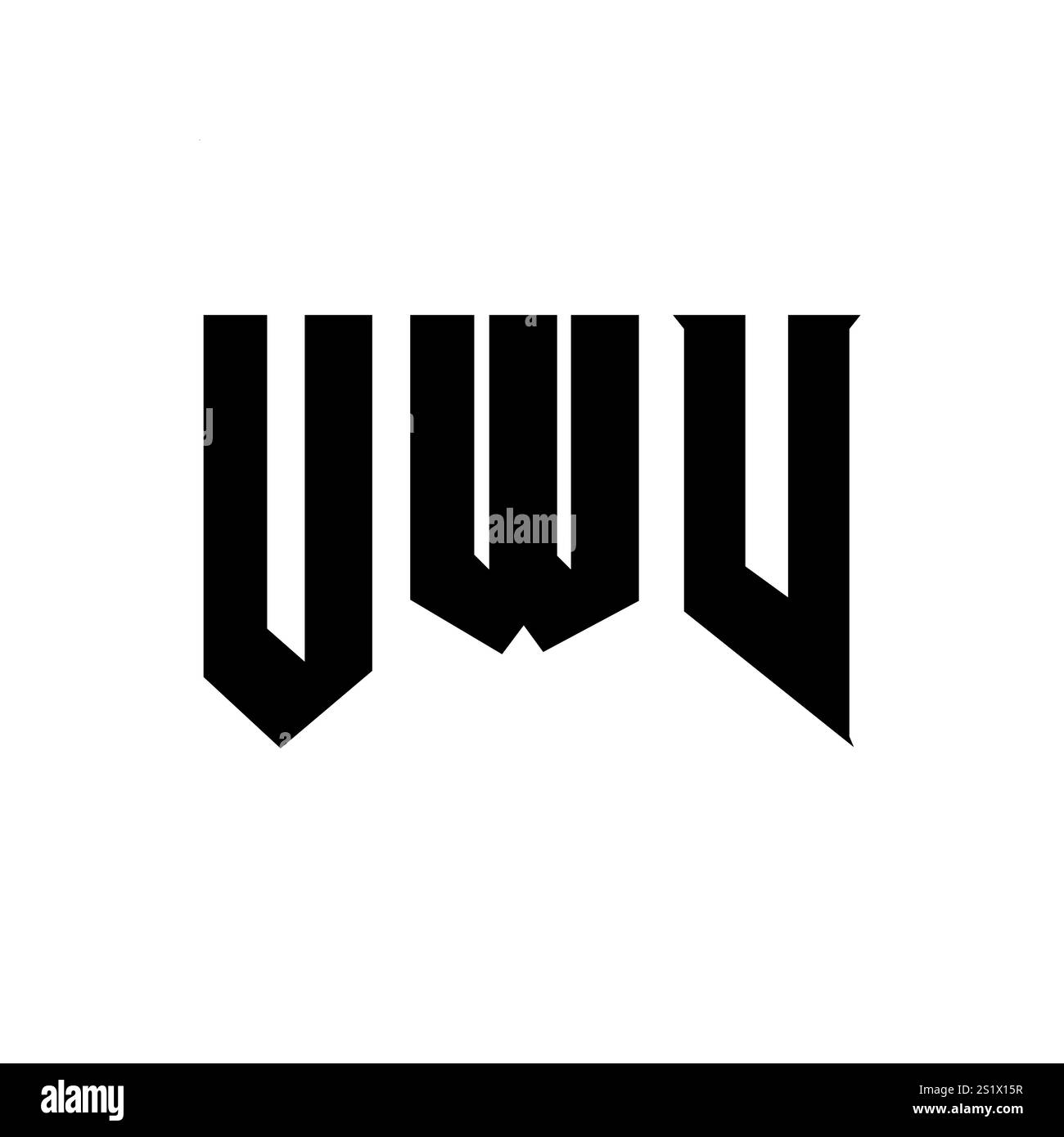 Uwv logo design hi-res stock photography and images - Alamy