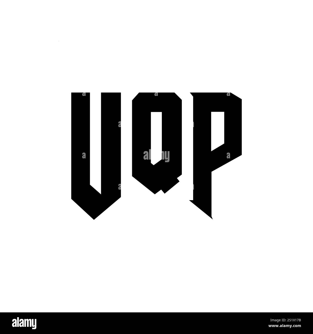 Uqp logo design Stock Vector Images - Alamy
