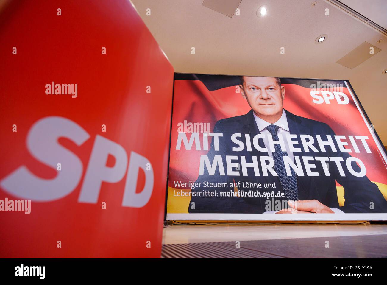 Kampagnenpraesentation fuer den Bundestagswahlkampf der SPD im Willy ...