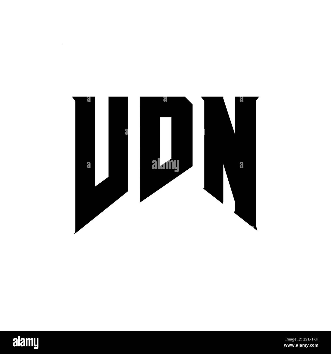 Vdn logo design Stock Vector Images - Alamy