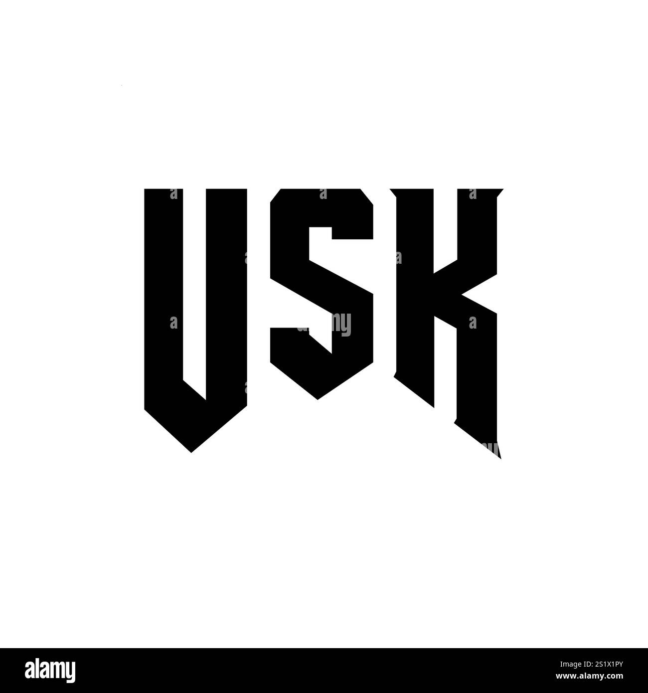 Usk logo design hi-res stock photography and images - Alamy