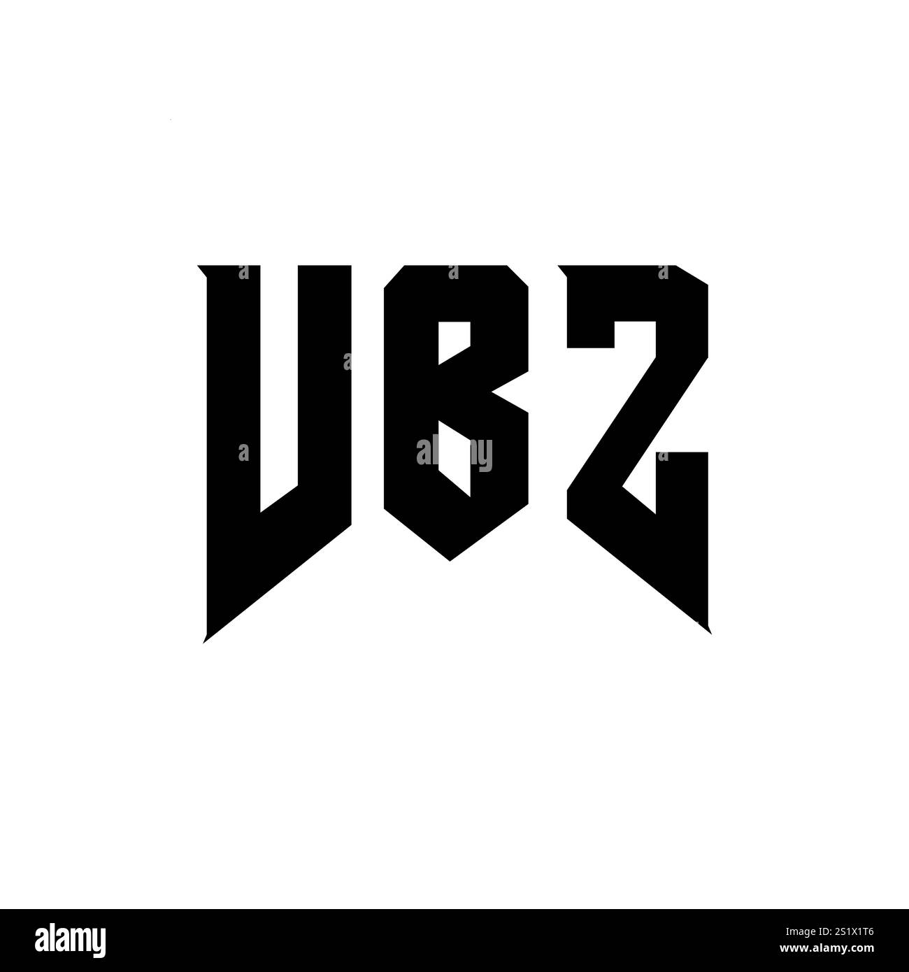 VBZ letter logo design for technology company. VBZ logo design black ...