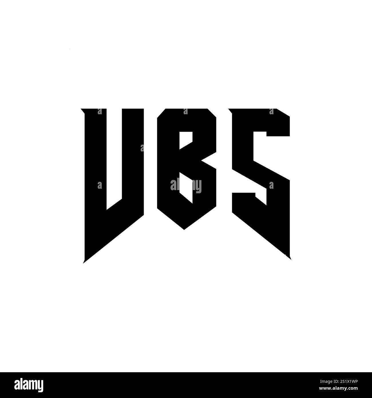 VBS letter logo design for technology company. VBS logo design black ...