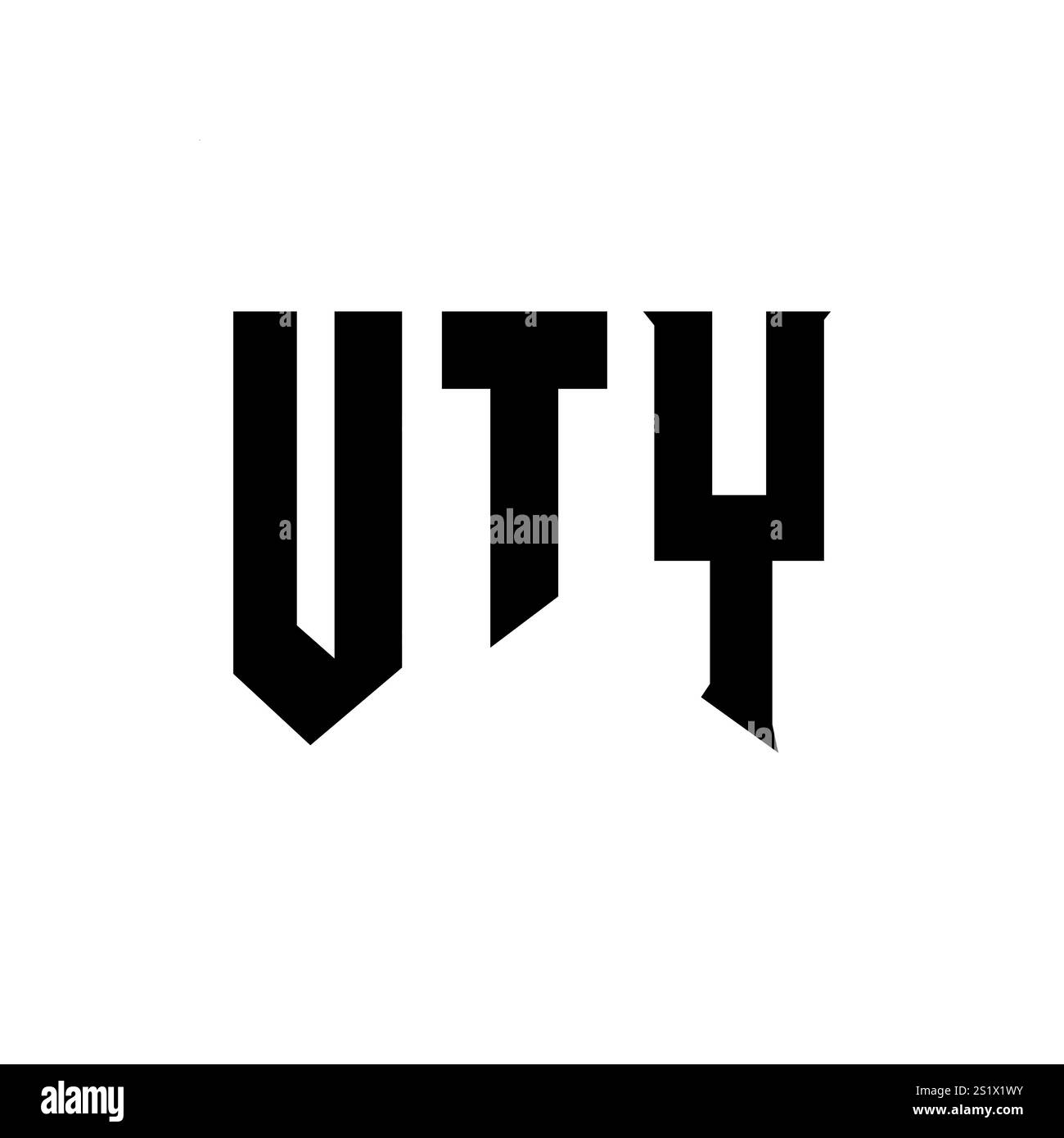 Uty logo design hi-res stock photography and images - Alamy