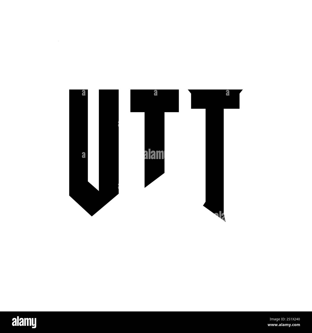 Utt logo design hi-res stock photography and images - Alamy