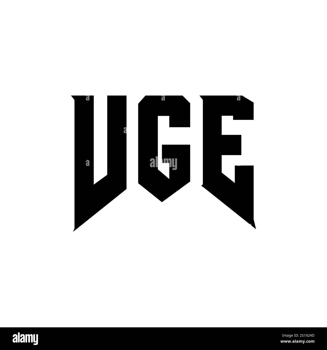 Vge logo design Stock Vector Images - Alamy