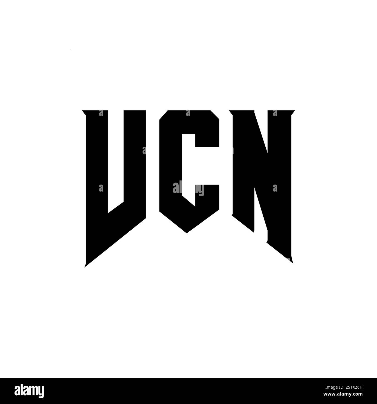 Vcn logo design Stock Vector Images - Alamy
