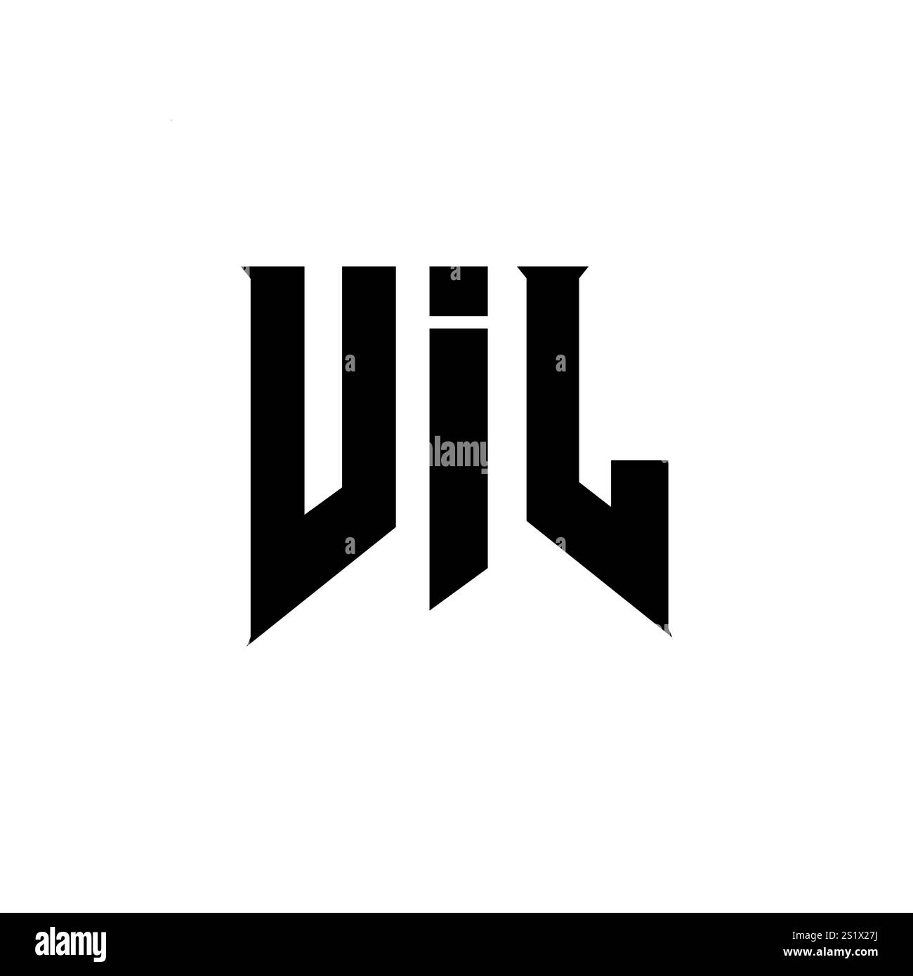 VIL letter logo design for technology company. VIL logo design black ...