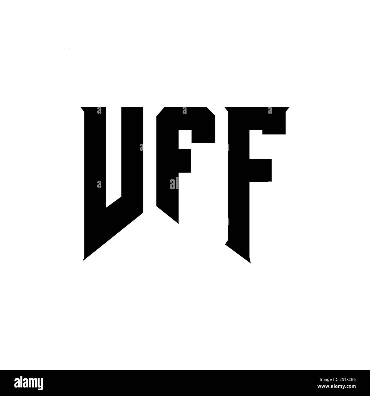 VFF letter logo design for technology company. VFF logo design black ...