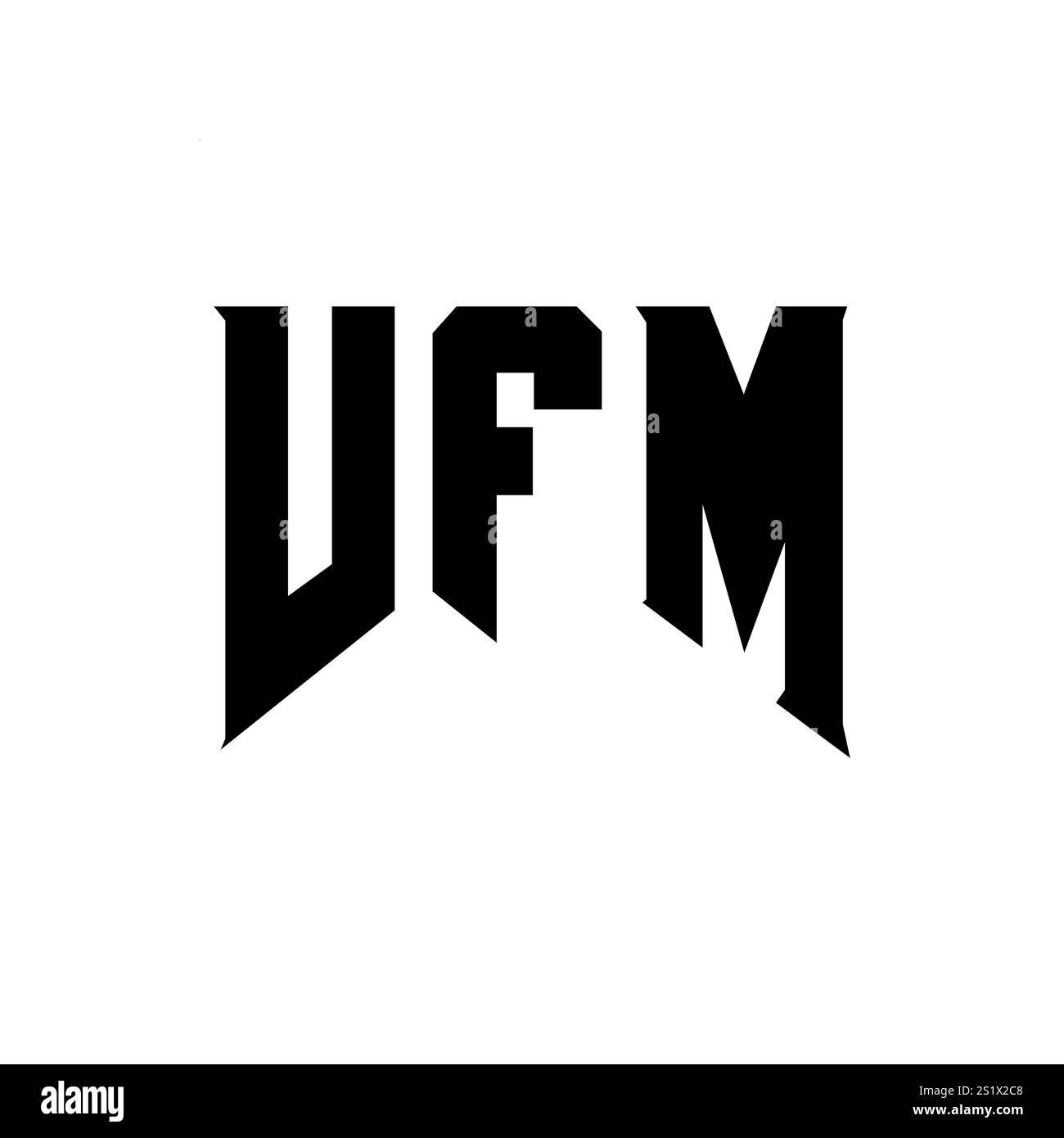 Vfm logo design Stock Vector Images - Alamy