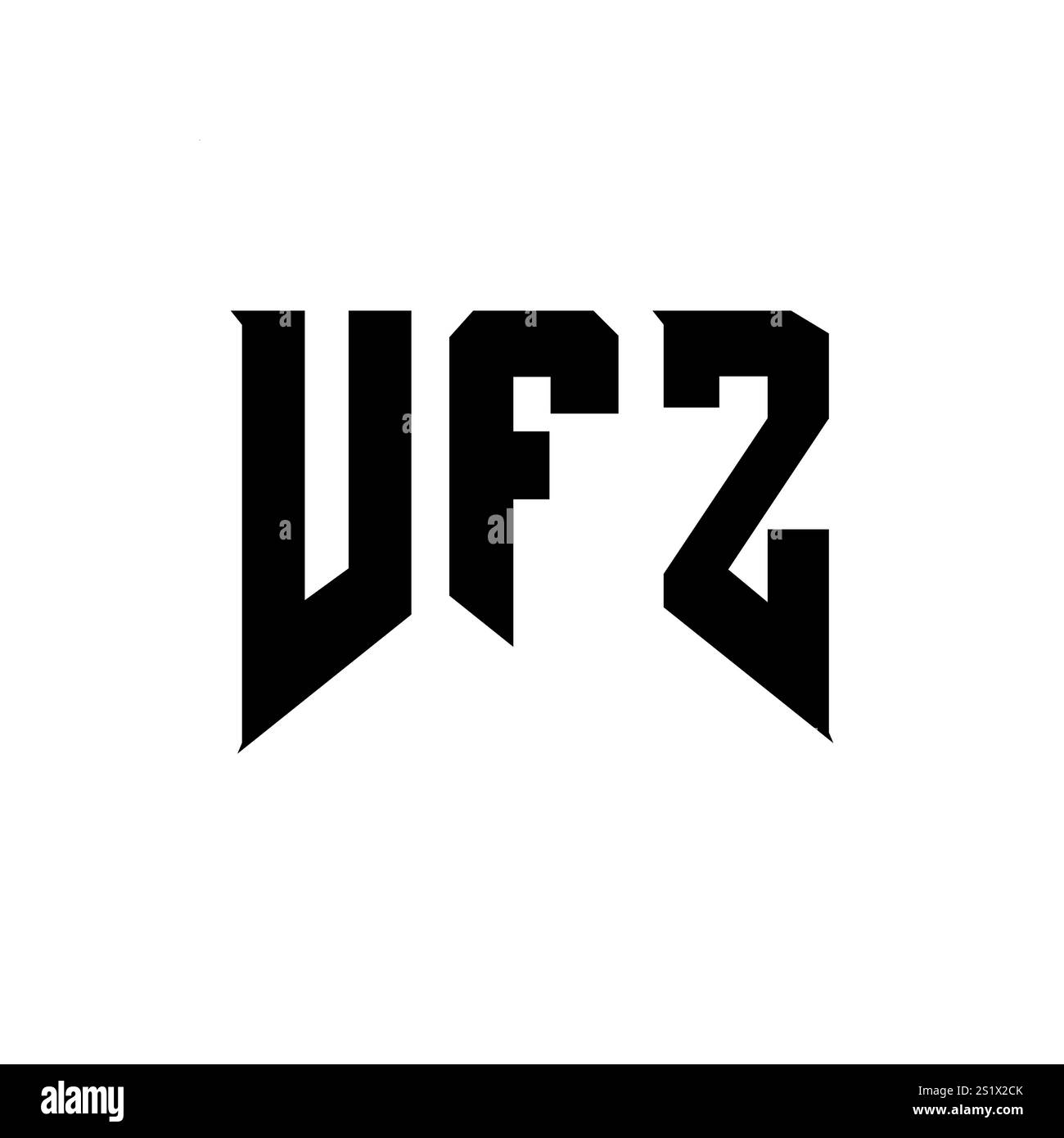 Vfz logo design Stock Vector Images - Alamy