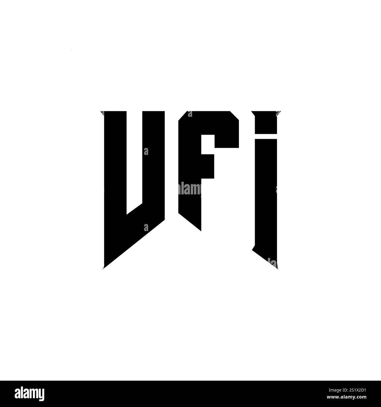 VFI letter logo design for technology company. VFI logo design black ...