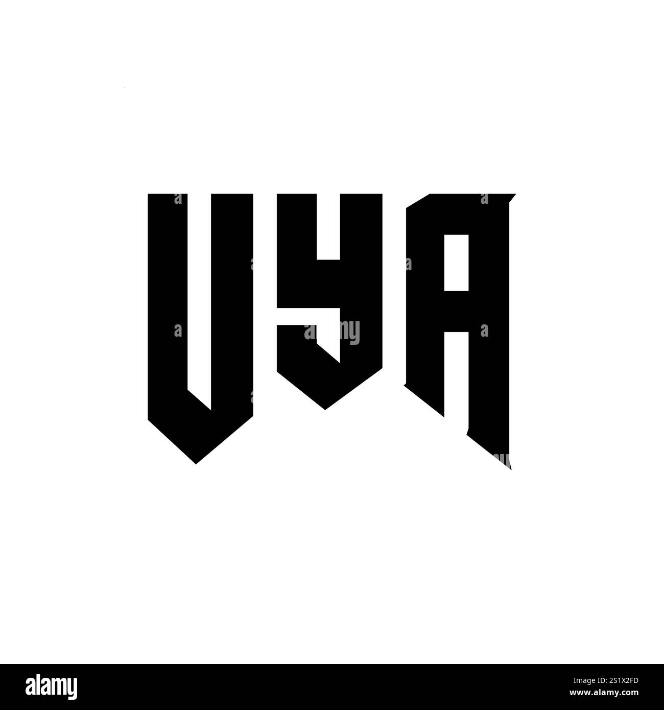 Uya logo design Stock Vector Images - Alamy