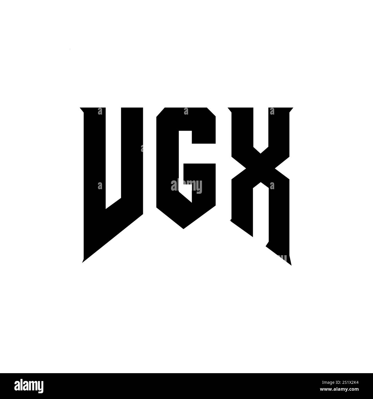Vgx logo design hi-res stock photography and images - Alamy