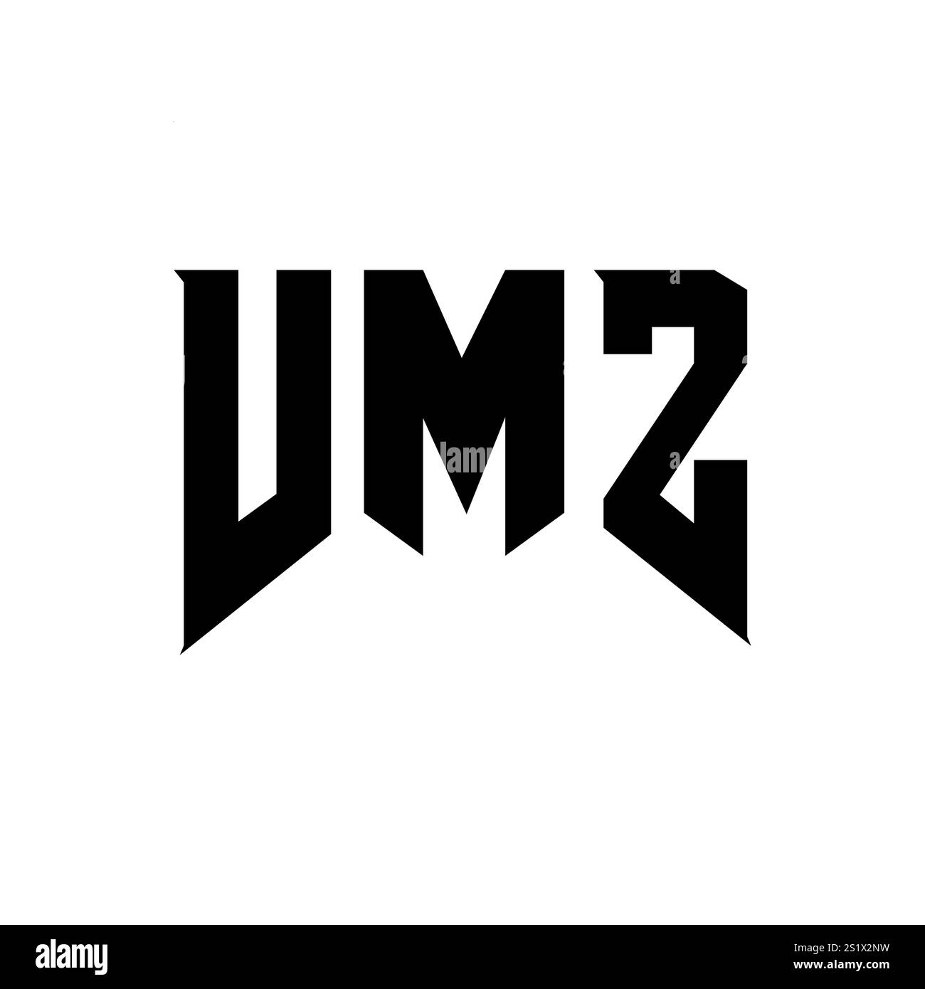 VMZ letter logo design for technology company. VMZ logo design black ...