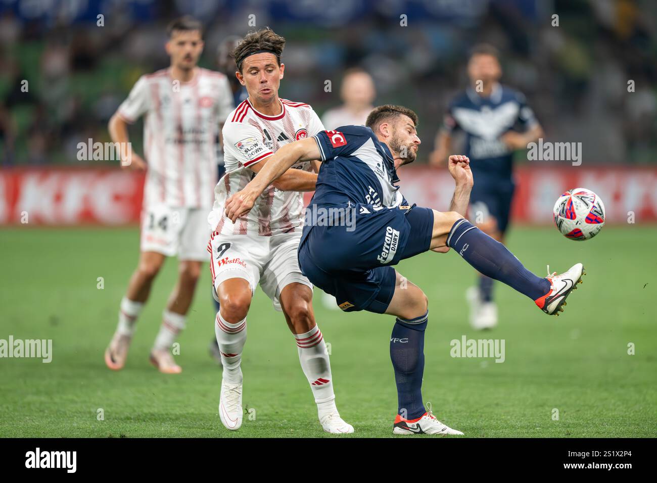 Melbourne, Australia. 04th Jan, 2025. Western Sydney Wanderers' Marcus ...