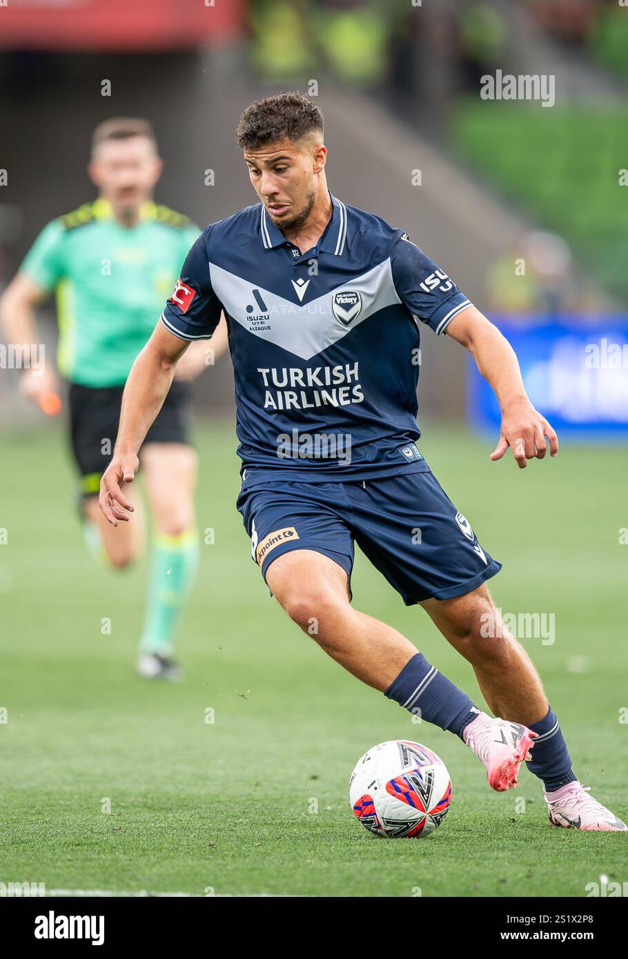 Melbourne, Australia. 04th Jan, 2025. Melbourne Victory's Zinédine ...