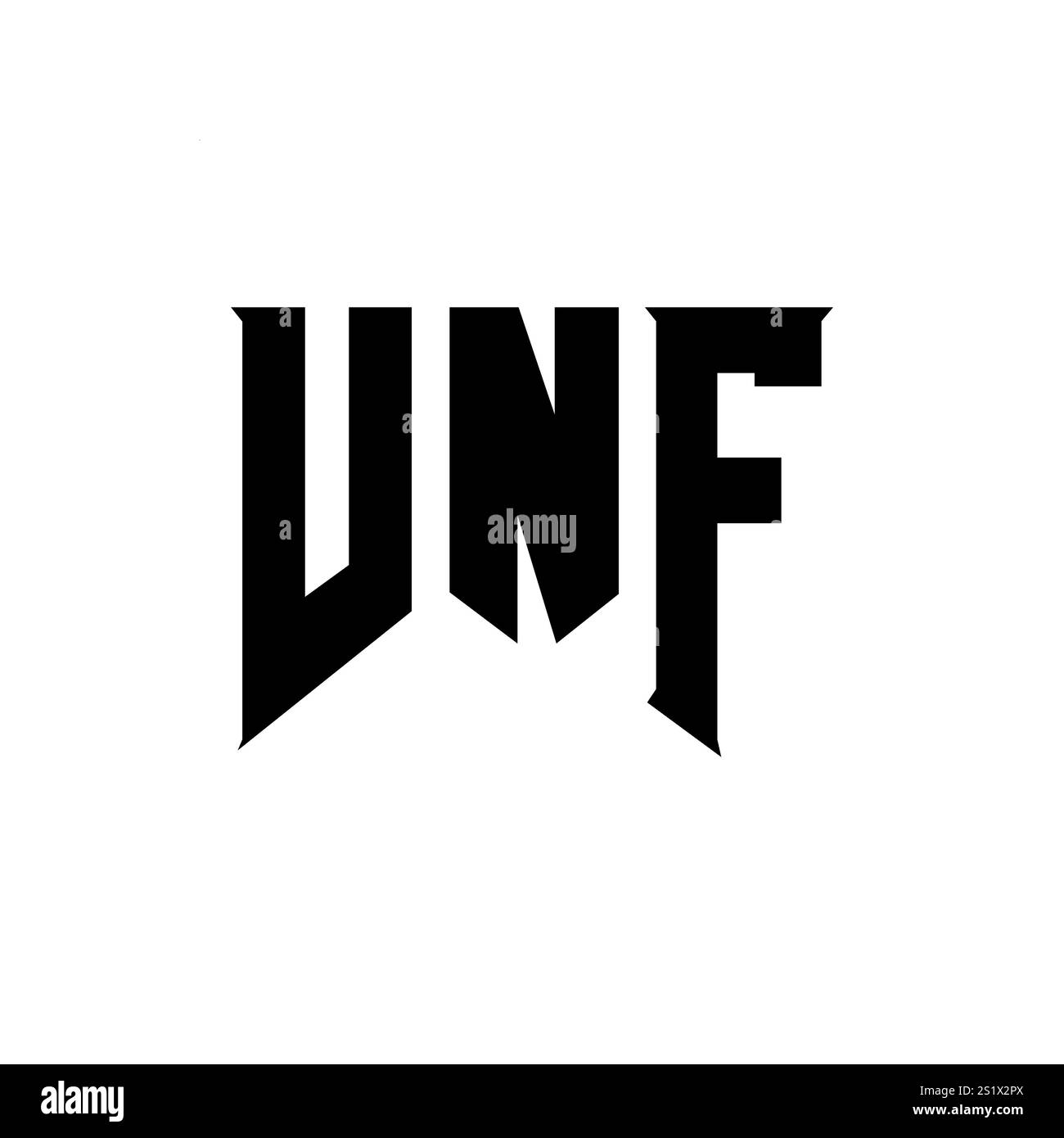 VNF letter logo design for technology company. VNF logo design black ...