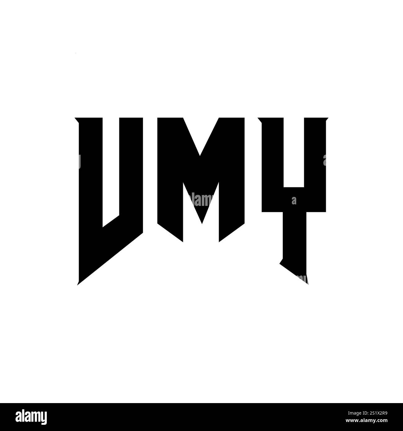 VMY letter logo design for technology company. VMY logo design black ...