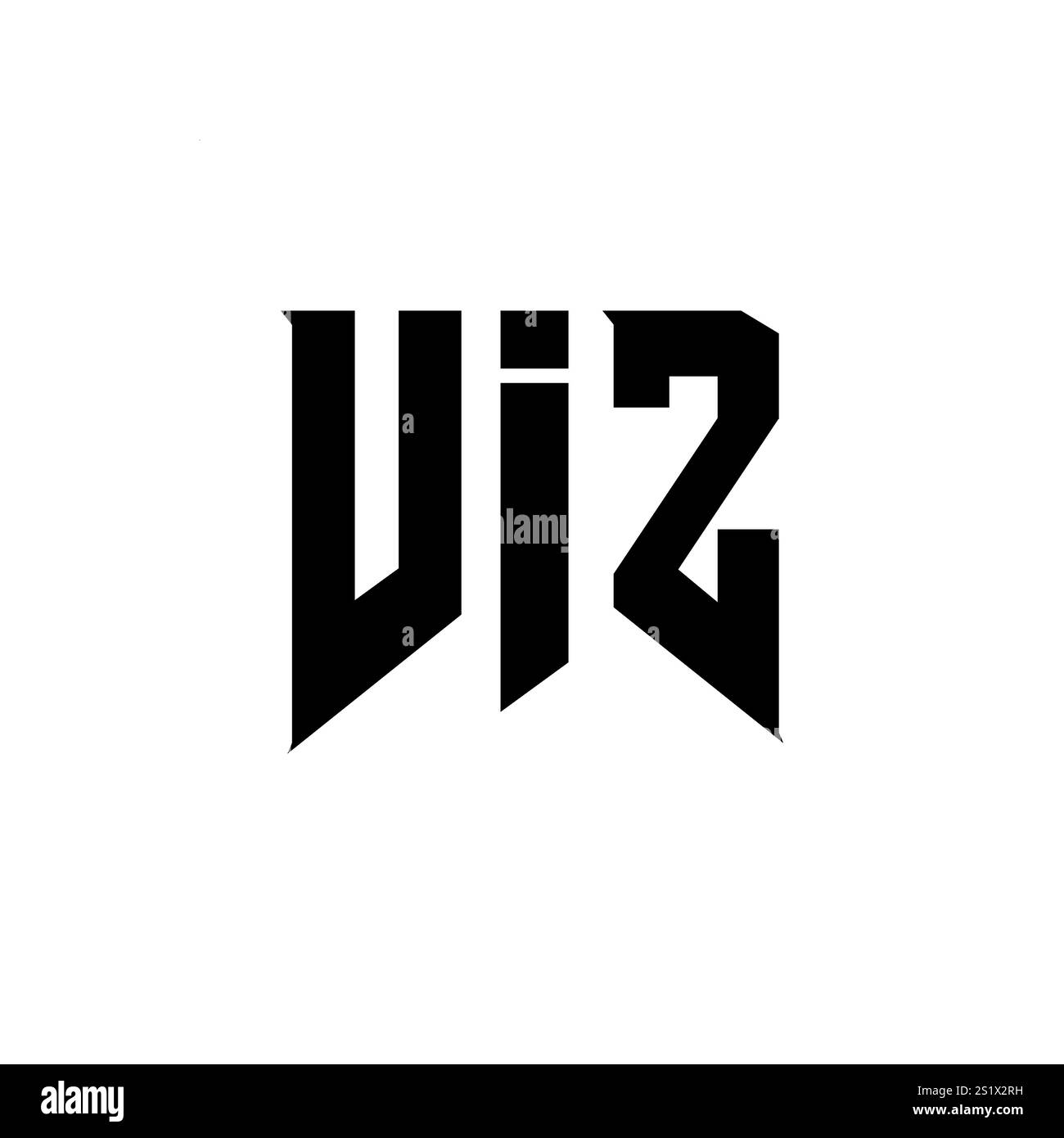 VIZ letter logo design for technology company. VIZ logo design black ...
