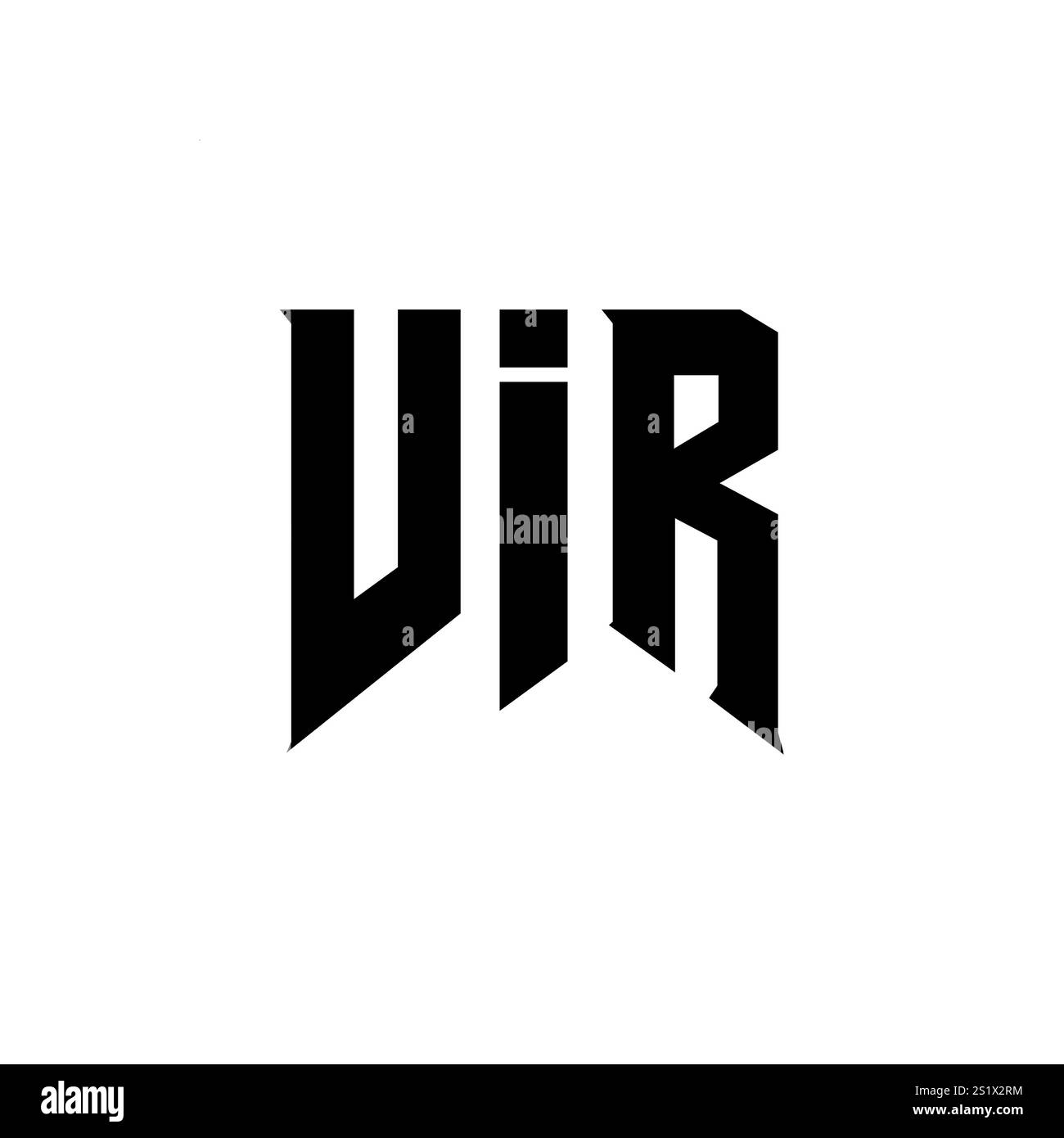 Vir logo design Stock Vector Images - Alamy