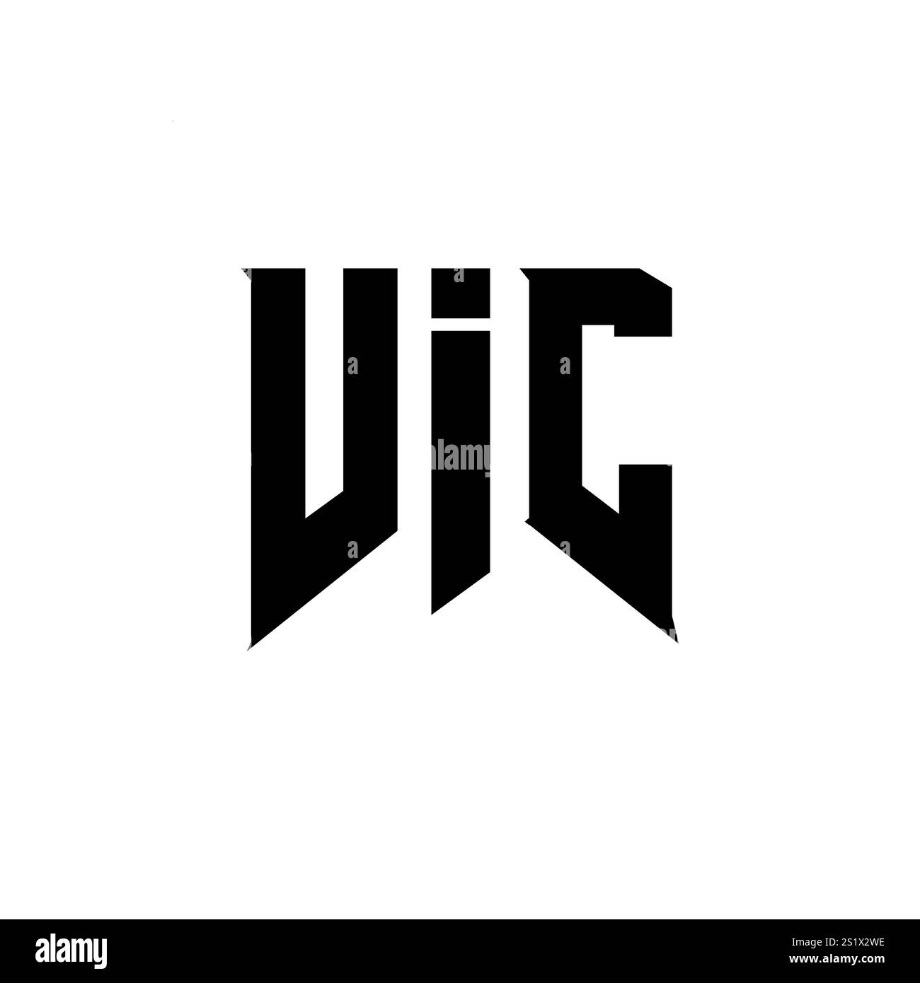 Vic logo design Stock Vector Images - Alamy