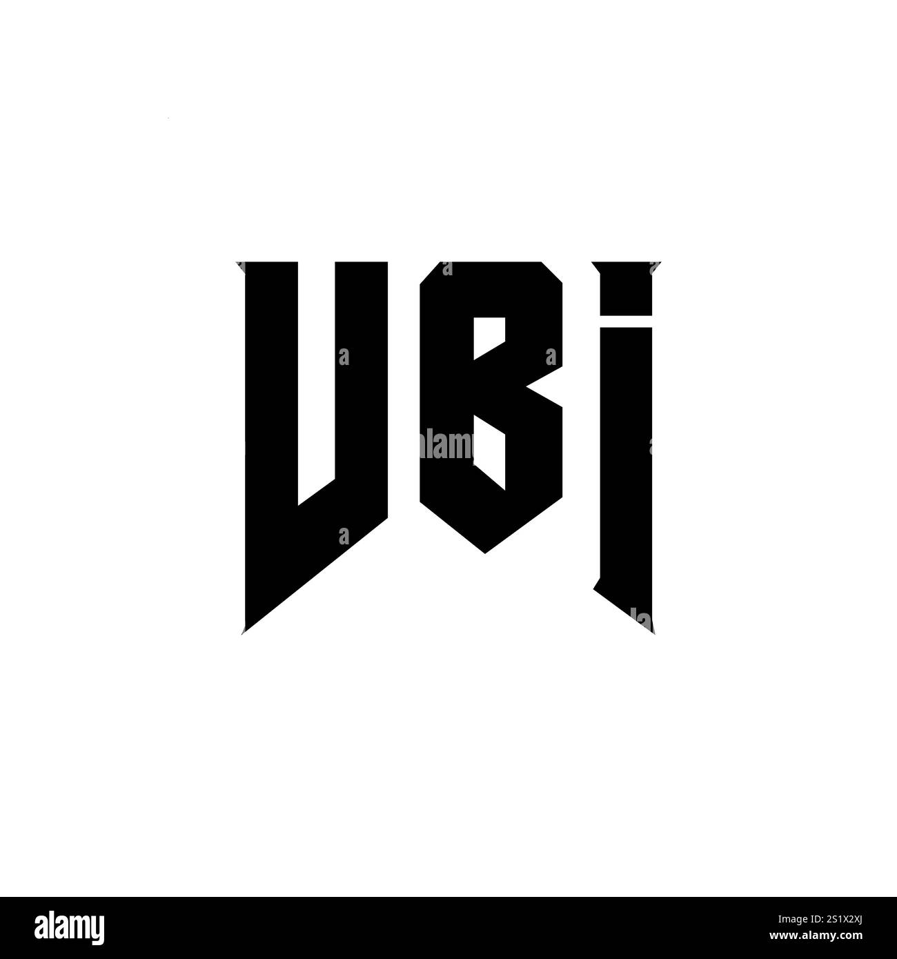 VBI letter logo design for technology company. VBI logo design black ...