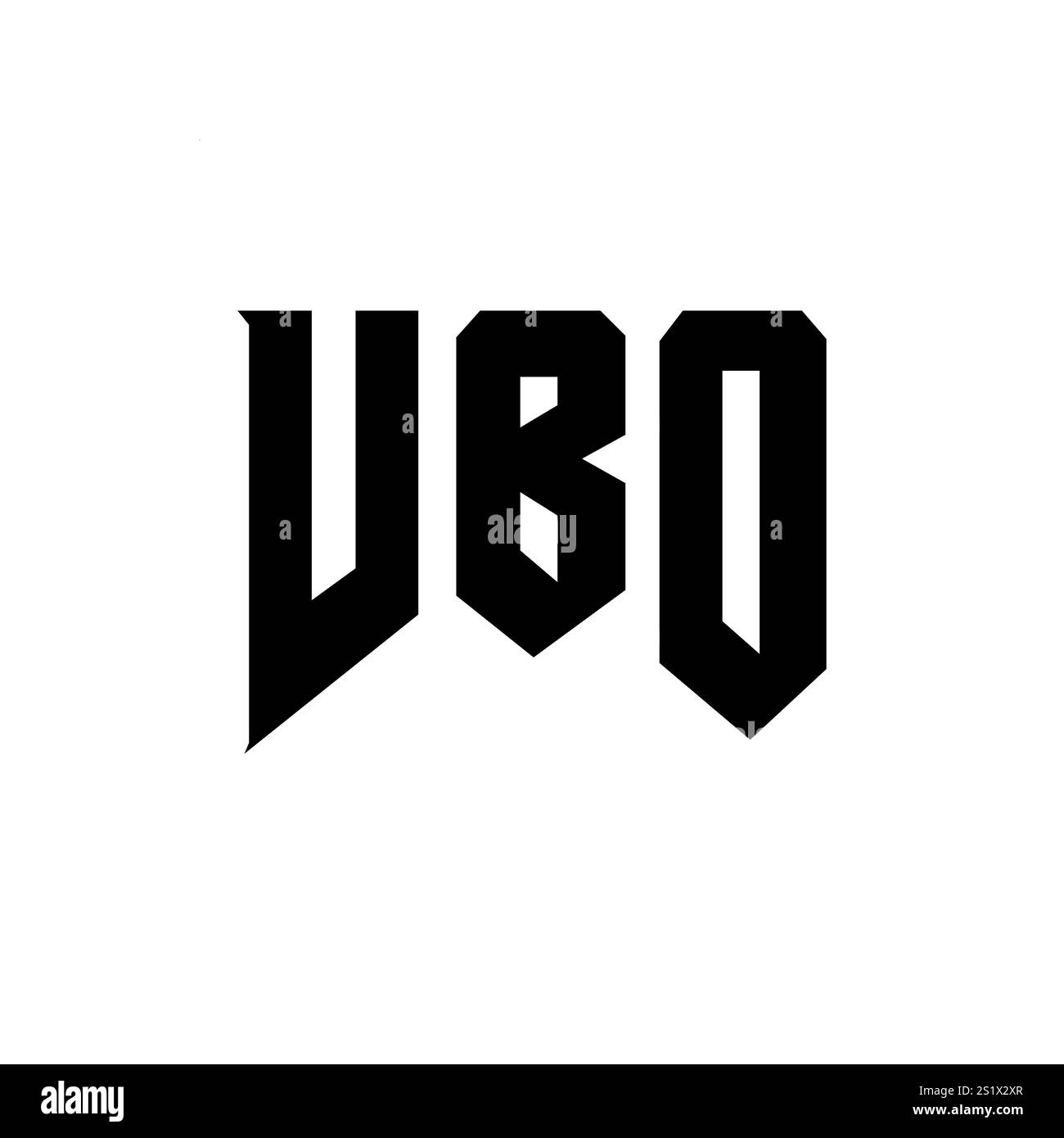 VBO letter logo design for technology company. VBO logo design black ...