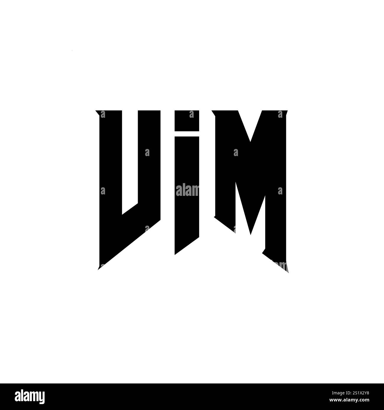 Vim logo design Stock Vector Images - Alamy